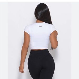 Bombshell Sportswear | Tops | Bombshell Compliment White Tee Xs | Poshmark